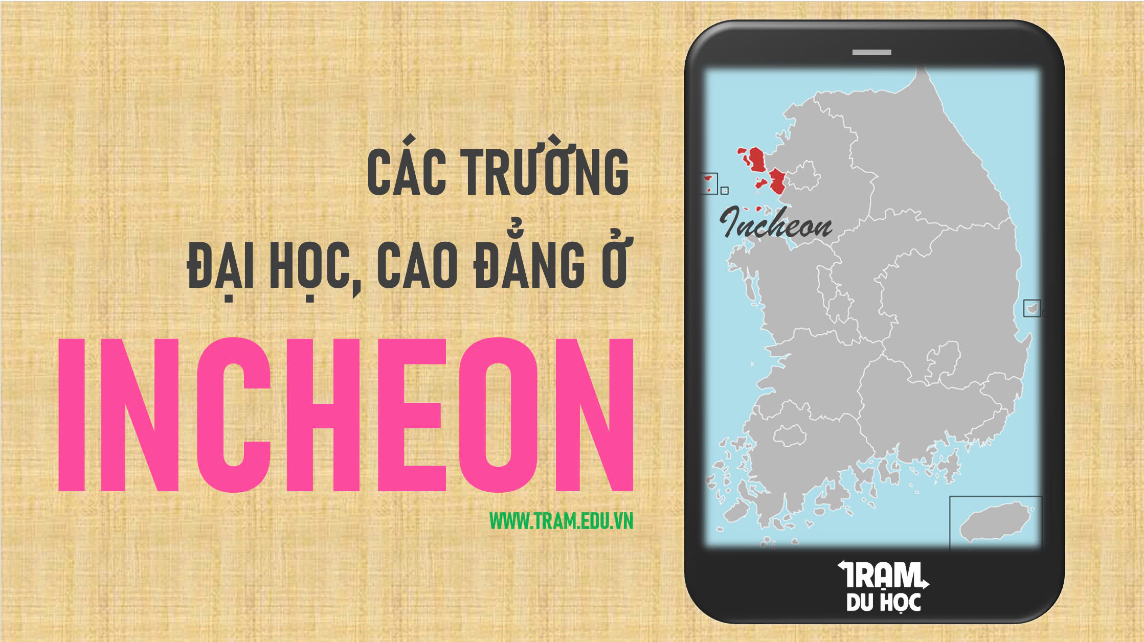 Danh sách các trường Đại học, cao đẳng ở thành phố Incheon Hàn Quốc